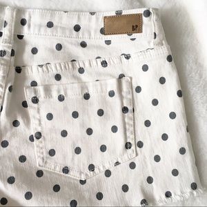 bp | Shorts | Nordstrom Bp White Dot Cutoff Denim Shorts | Poshmark